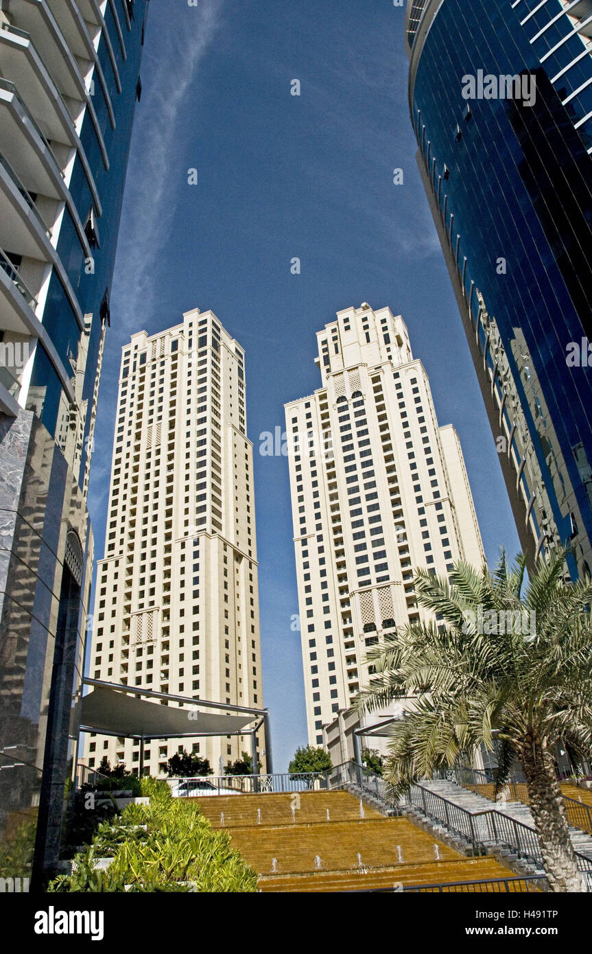 VAE, Dubai, Dubai Marina, skyscraper, high rises Stock Photo - Alamy