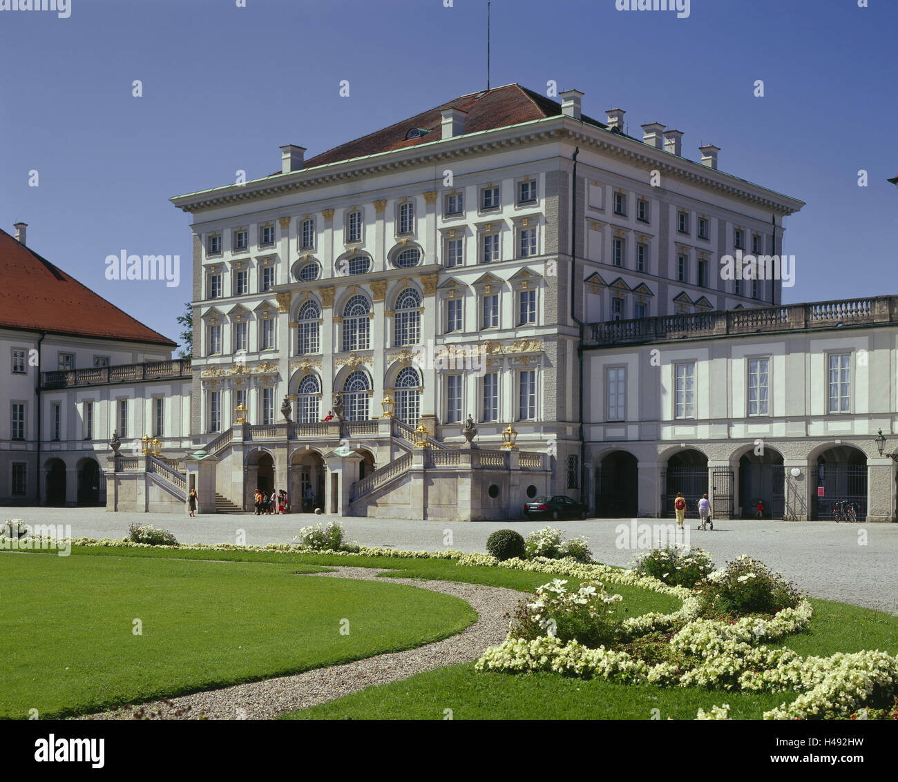 Germany, Bavaria, Munich, castle nymph castle, visitor, Upper Bavaria ...