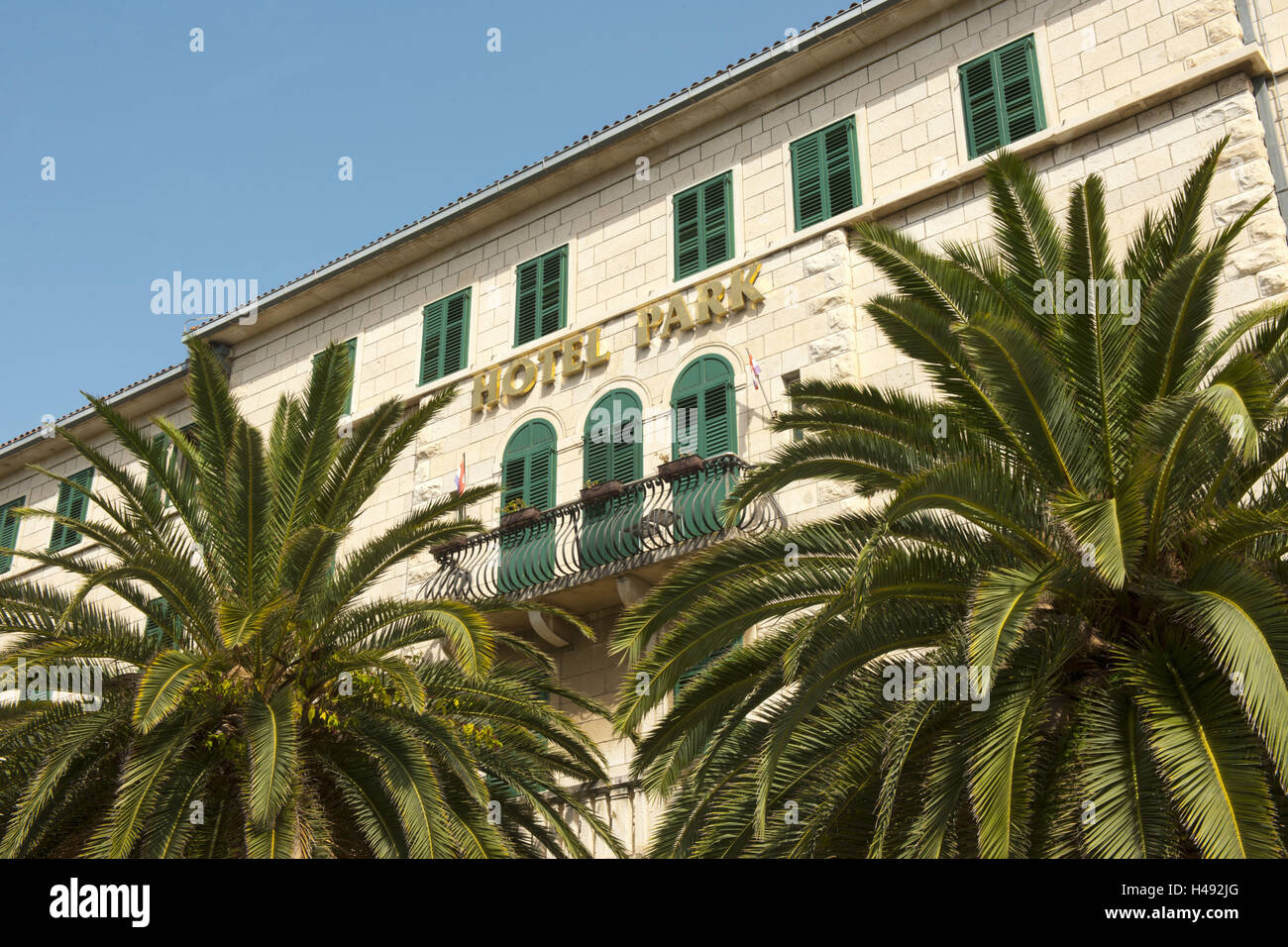 Croatia, Dalmatia, Split, hotel park Stock Photo - Alamy