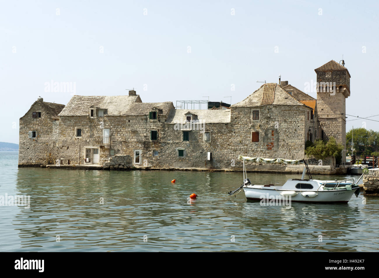 Croatia, Dalmatia, Kastela with Split, Kastel Gomilica Stock Photo - Alamy