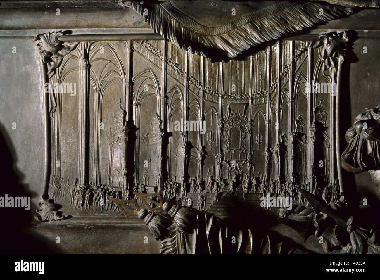 Austria, Vienna, nasturtium crypt, called also imperial crypt, burial ...