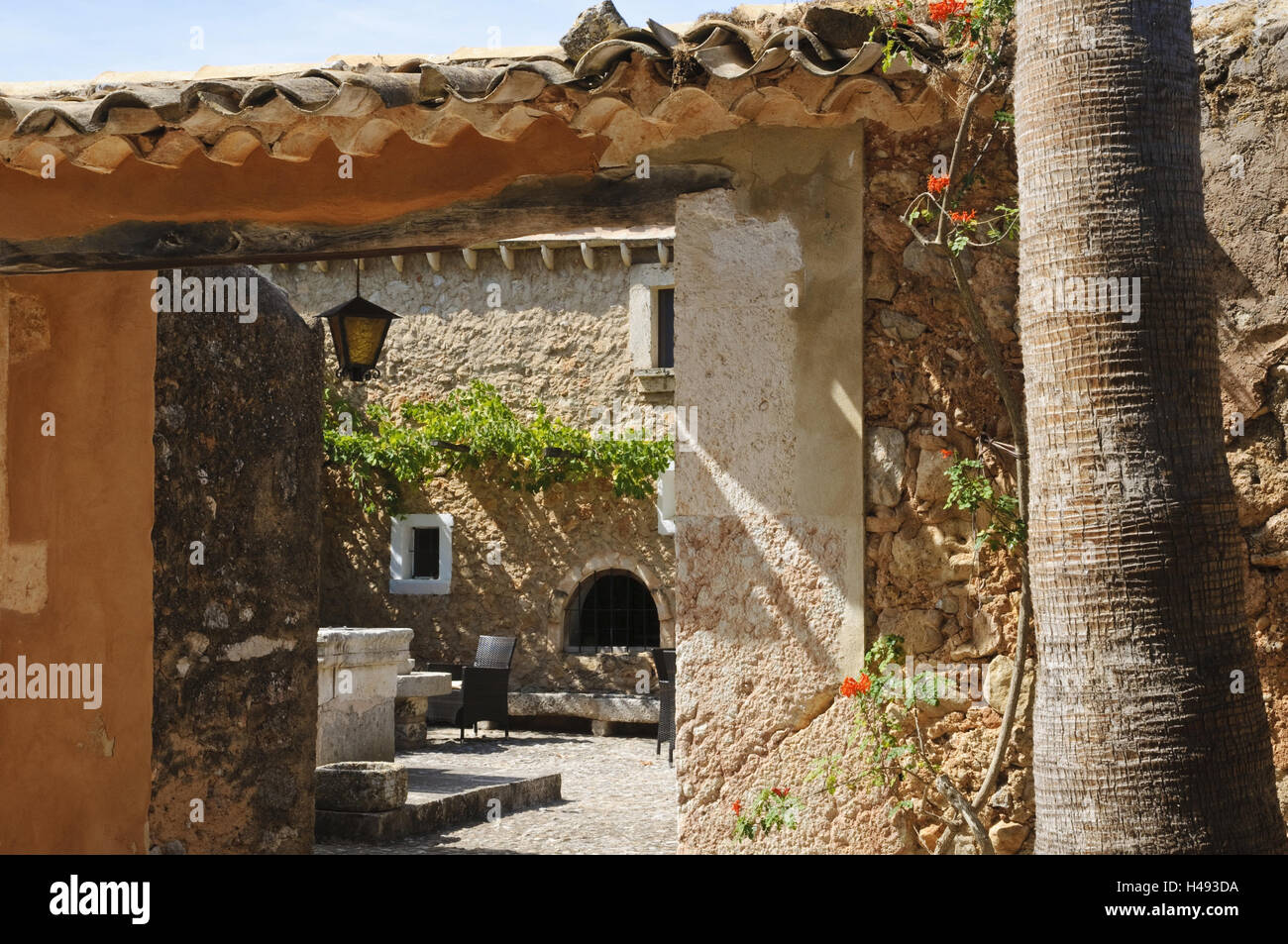 Finca hotel 'Son Pons', Buger, Majorca, Spain Stock Photo - Alamy