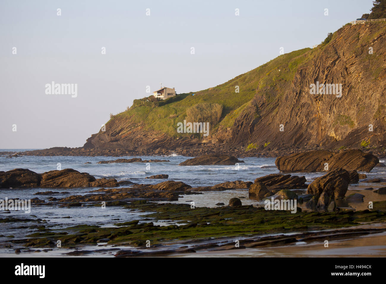 Coast of Deba, province Guipuzcoa, Basque country, Spain Stock Photo ...