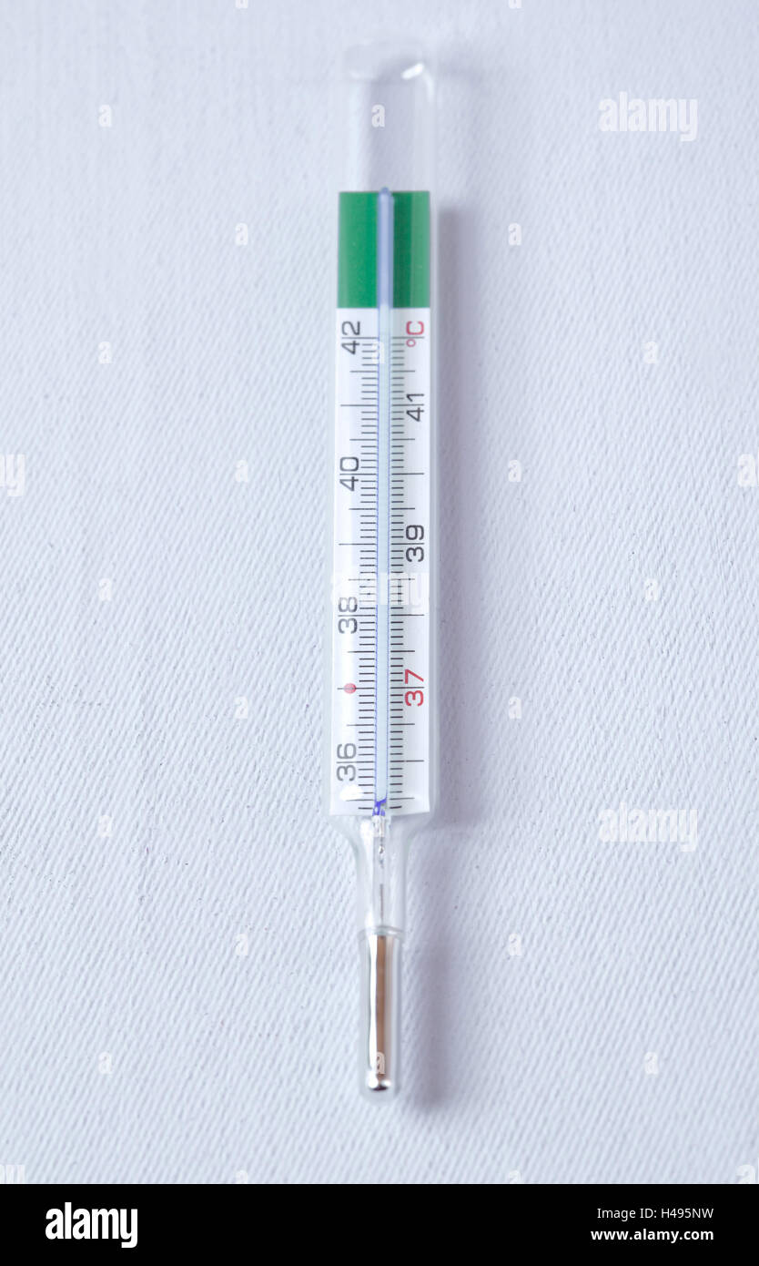 Clinical thermometer, close up Stock Photo - Alamy