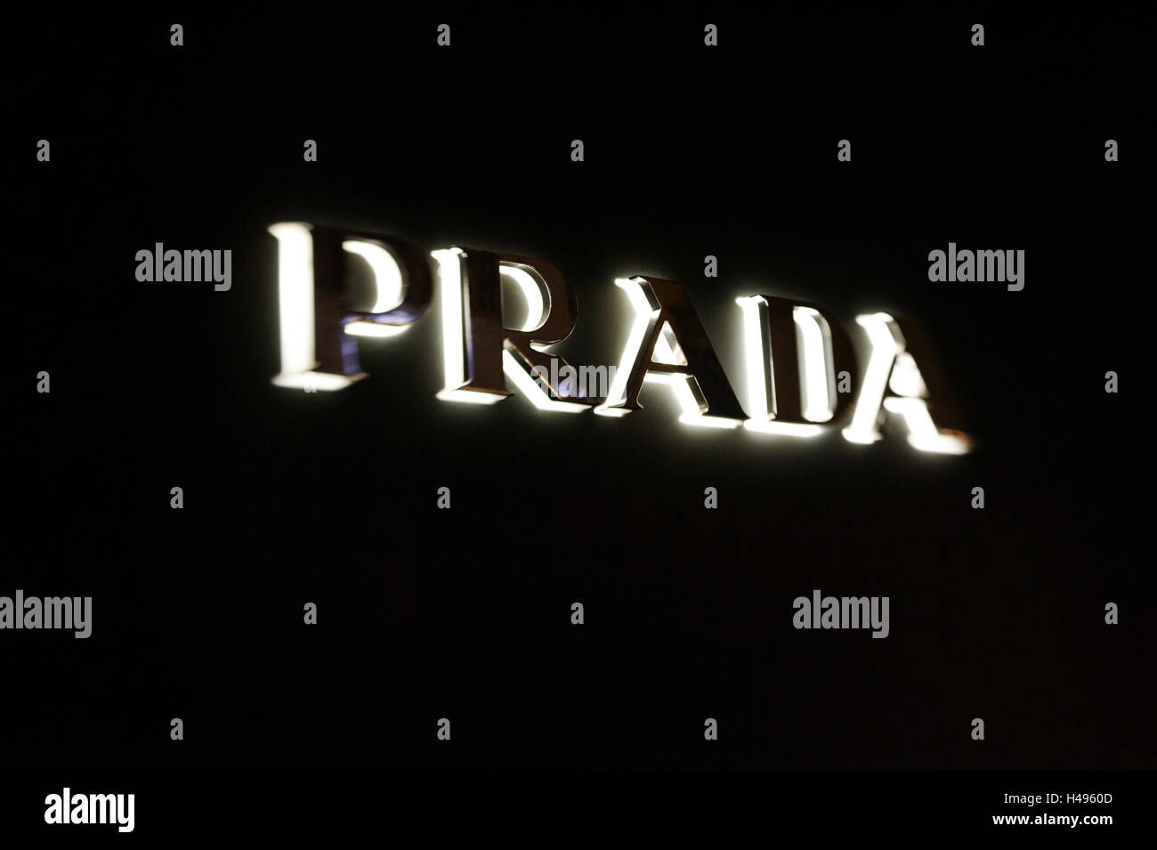 Prada writing at facade hi-res stock photography and images - Alamy