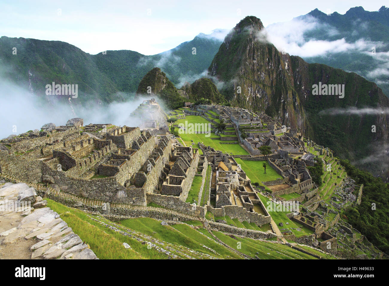 Peru, Machu Picchu, 7 Wonders of the World of the modern age Stock ...
