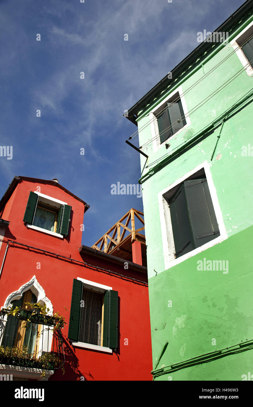 Burano, houses, architecture, colourful Stock Photo - Alamy