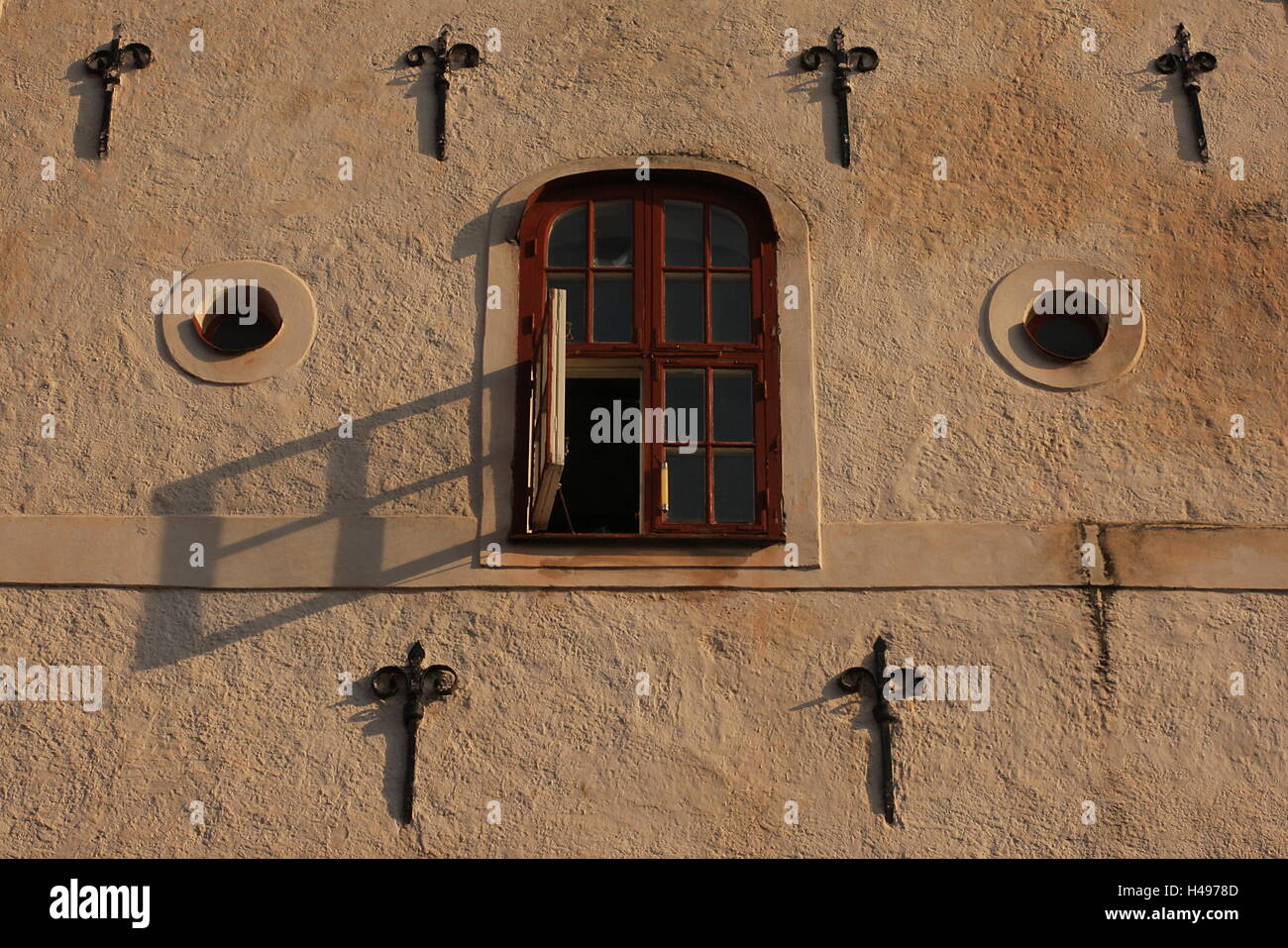 Casement window open wooden hi-res stock photography and images - Alamy