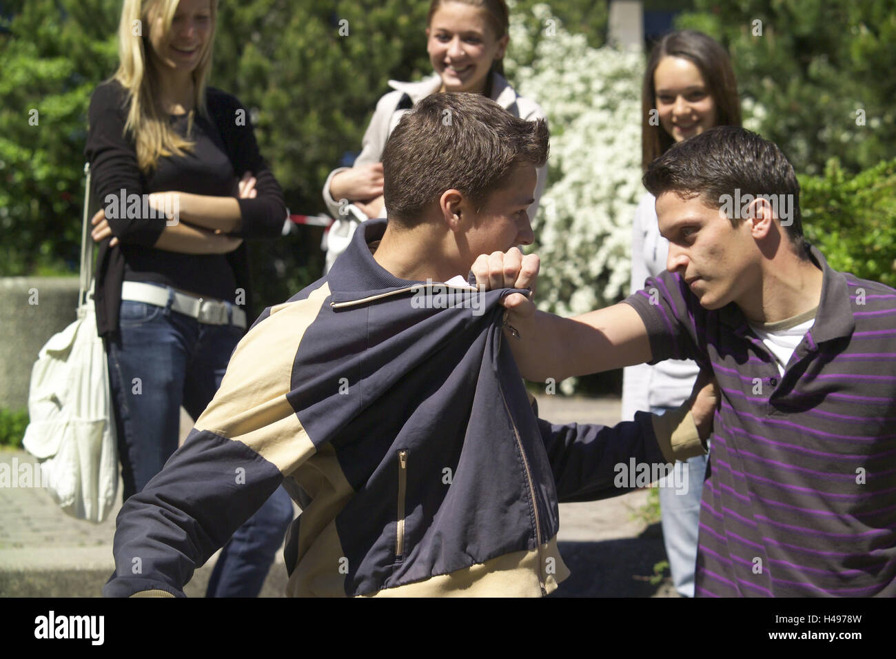 Threatening behaviour school hi-res stock photography and images - Alamy