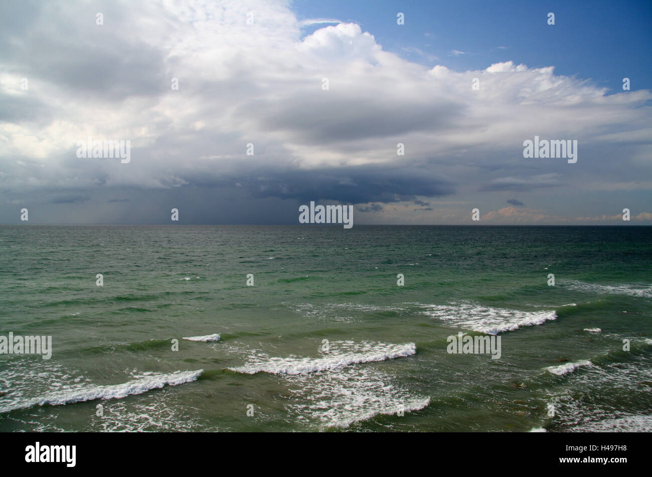 The Baltic Sea, Rügen, stormy atmosphere, clouds Stock Photo - Alamy
