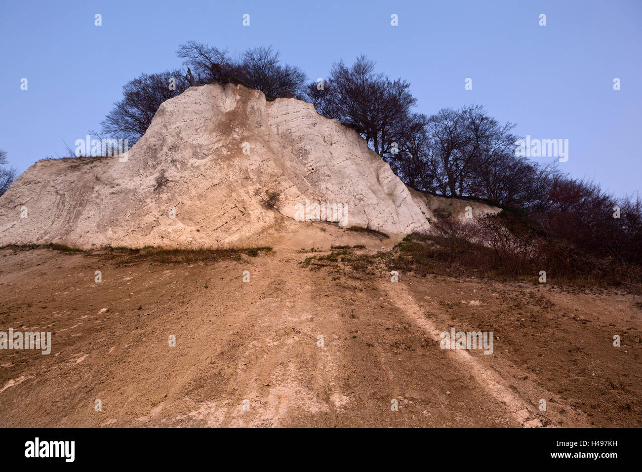 The Baltic Sea, national park Jasmund, chalk rocks, abnormal ...