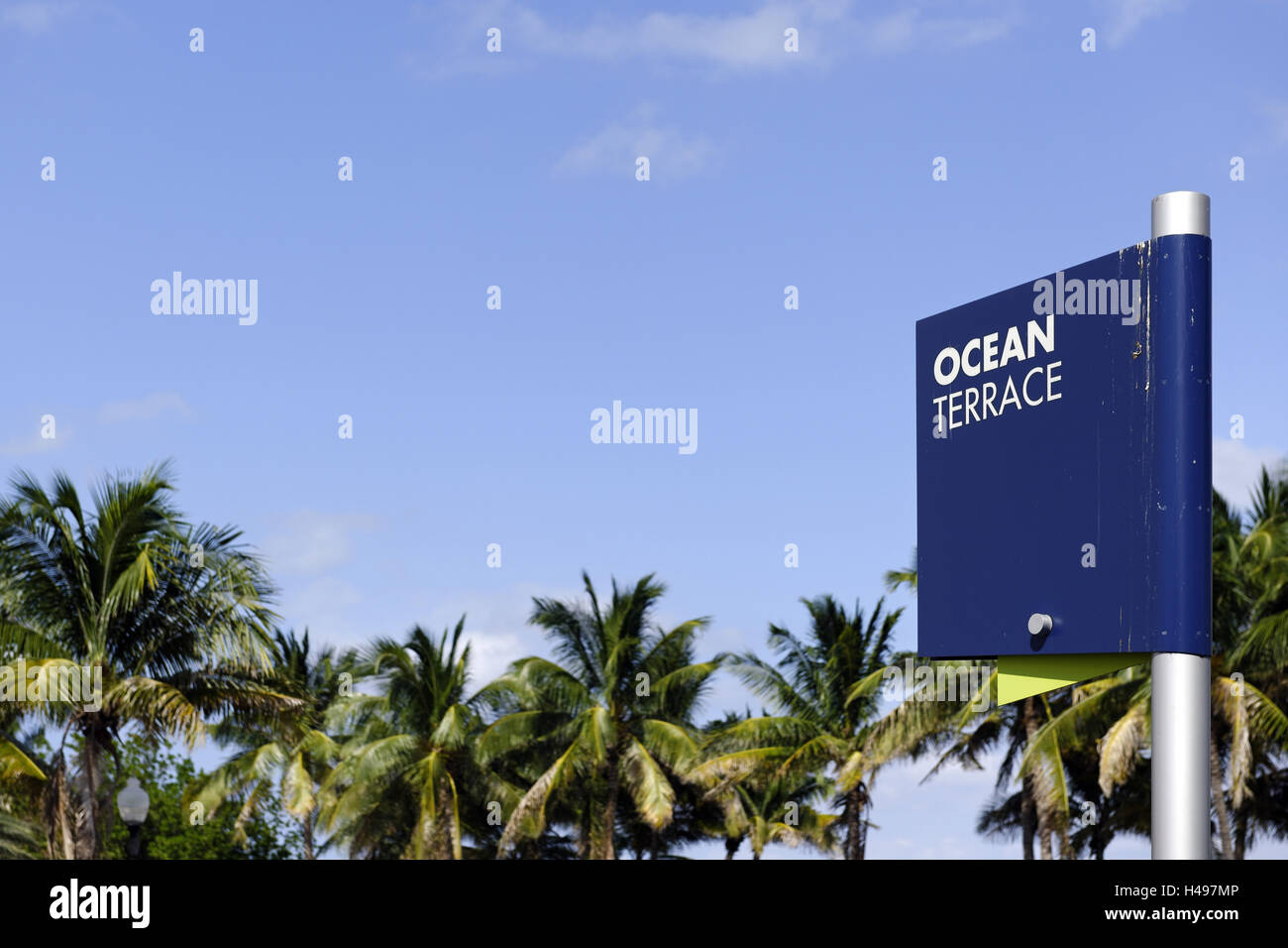 Sign Ocean Terrace in the Ocean drive, Miami South Beach, kind of Deco ...