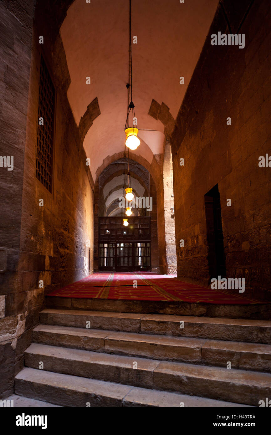 Egypt, Cairo, sultan's Hasan mosque, madrassa 'Madrasa' Stock Photo - Alamy
