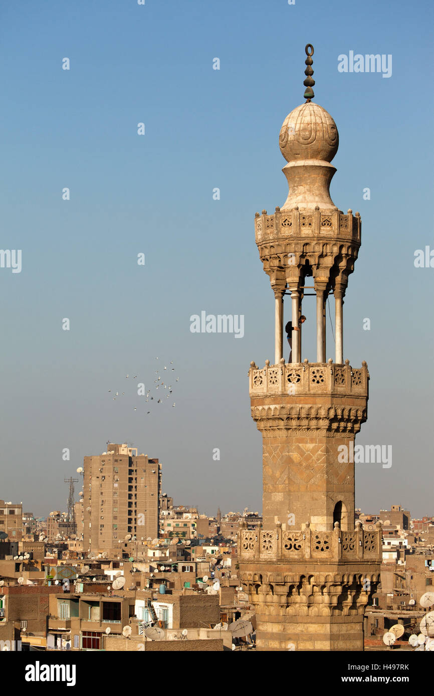 Egypt, Cairo, minaret Stock Photo - Alamy