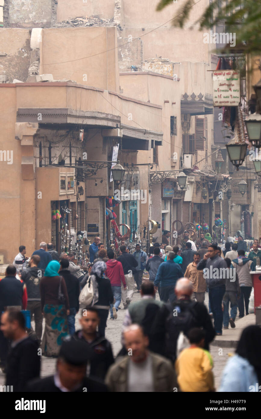 Egypt, Cairo, Islamic old town, street scene Stock Photo - Alamy