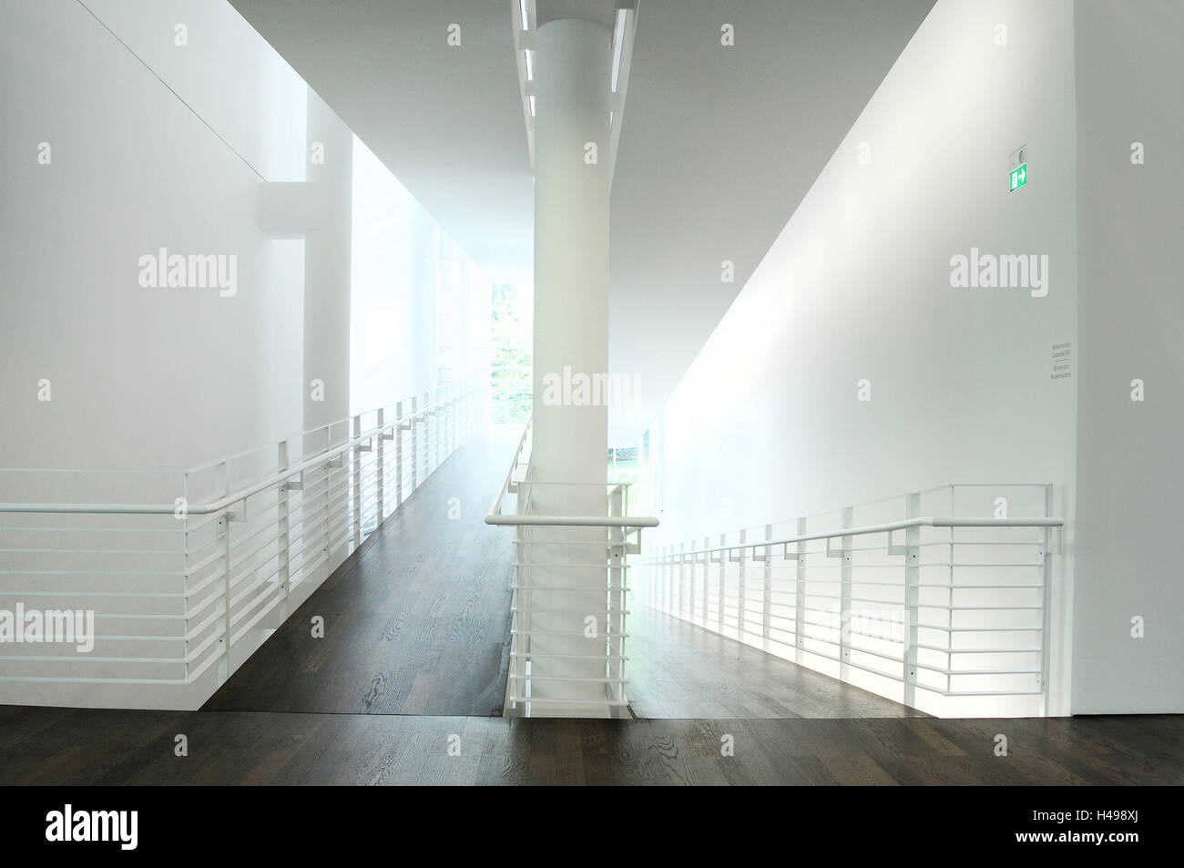 Museum of Frieder Burda, interior shot, architecture, modern, brightly ...