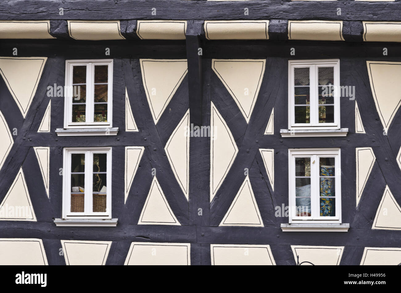 Germany, Hessen, Taunus, German Timber-Frame Road, bath Mountain Cam ...