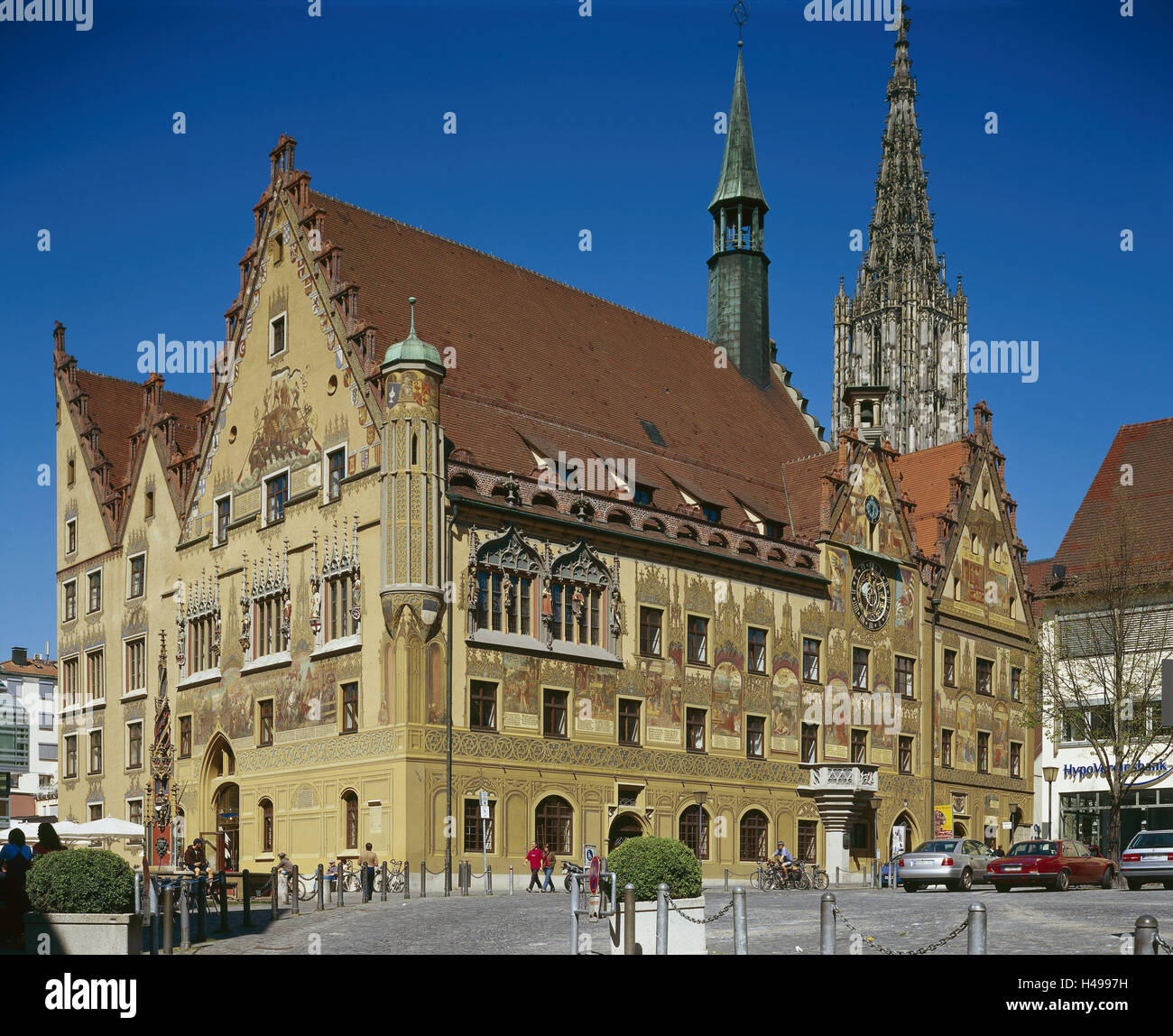 Astronomical clock ulm town hall hi-res stock photography and images ...