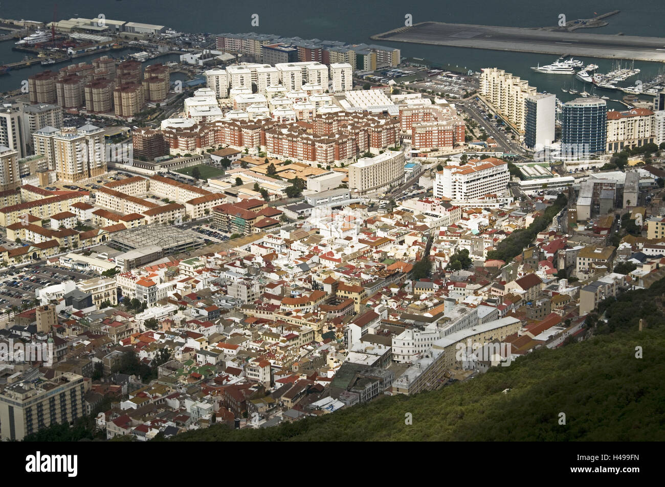 Gibraltar, town Gibraltar Stock Photo - Alamy