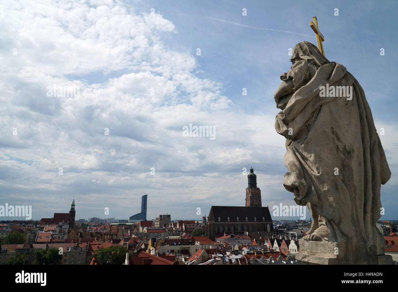 Panorama of Wroclaw, Poland. European Capital of Culture 2016. View ...