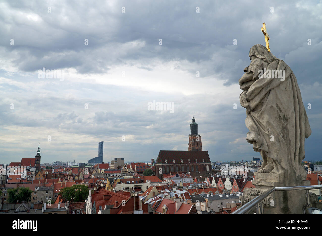 Panorama of Wroclaw, Poland. European Capital of Culture 2016. View ...