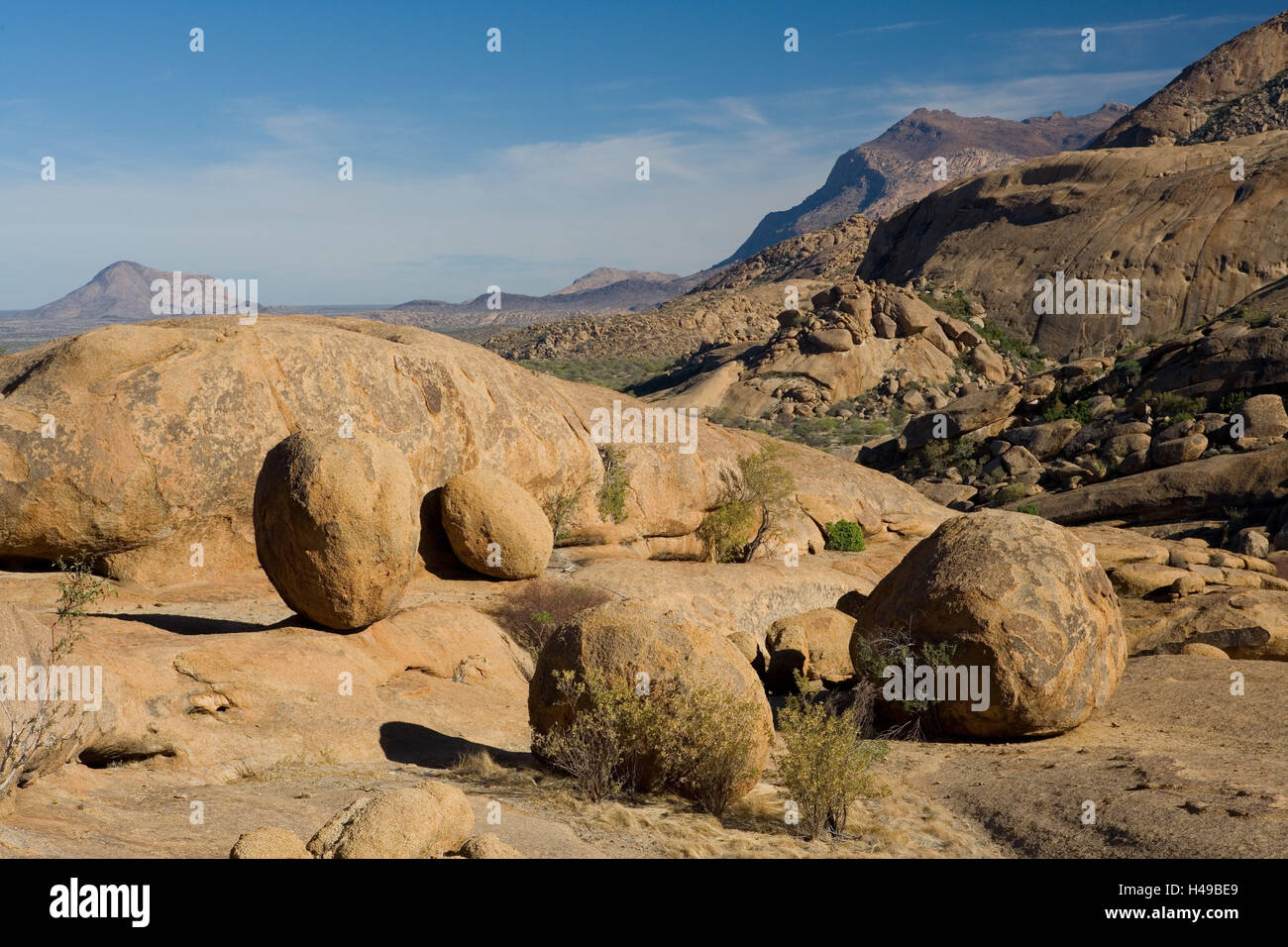 Africa, Namibia, Erongo mountains, scenery, bile formation, 'Bulls ...