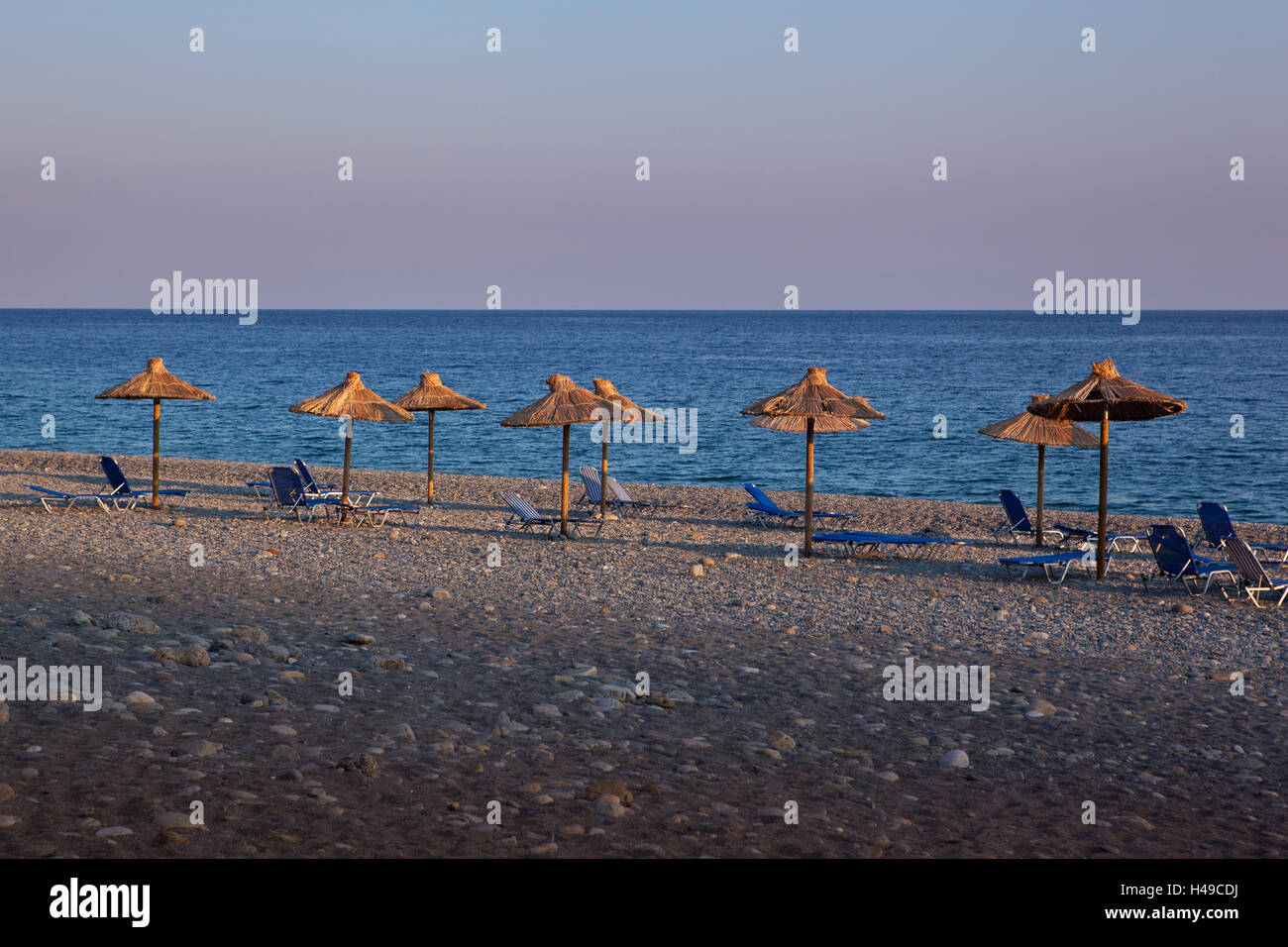 Greece, Crete, south coast, Paleochora, beach Stock Photo - Alamy