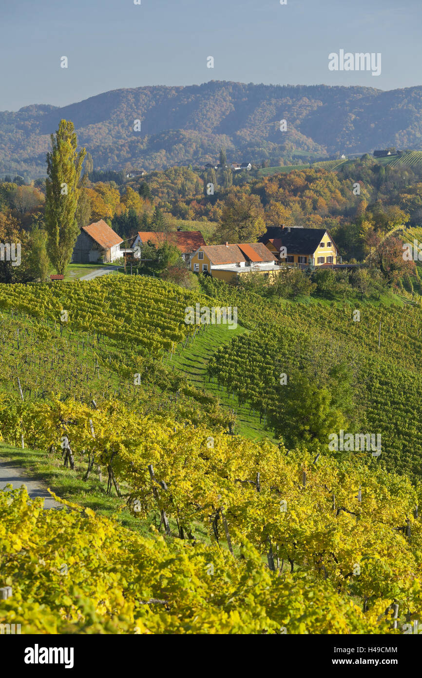 Styria wine road hi-res stock photography and images - Alamy