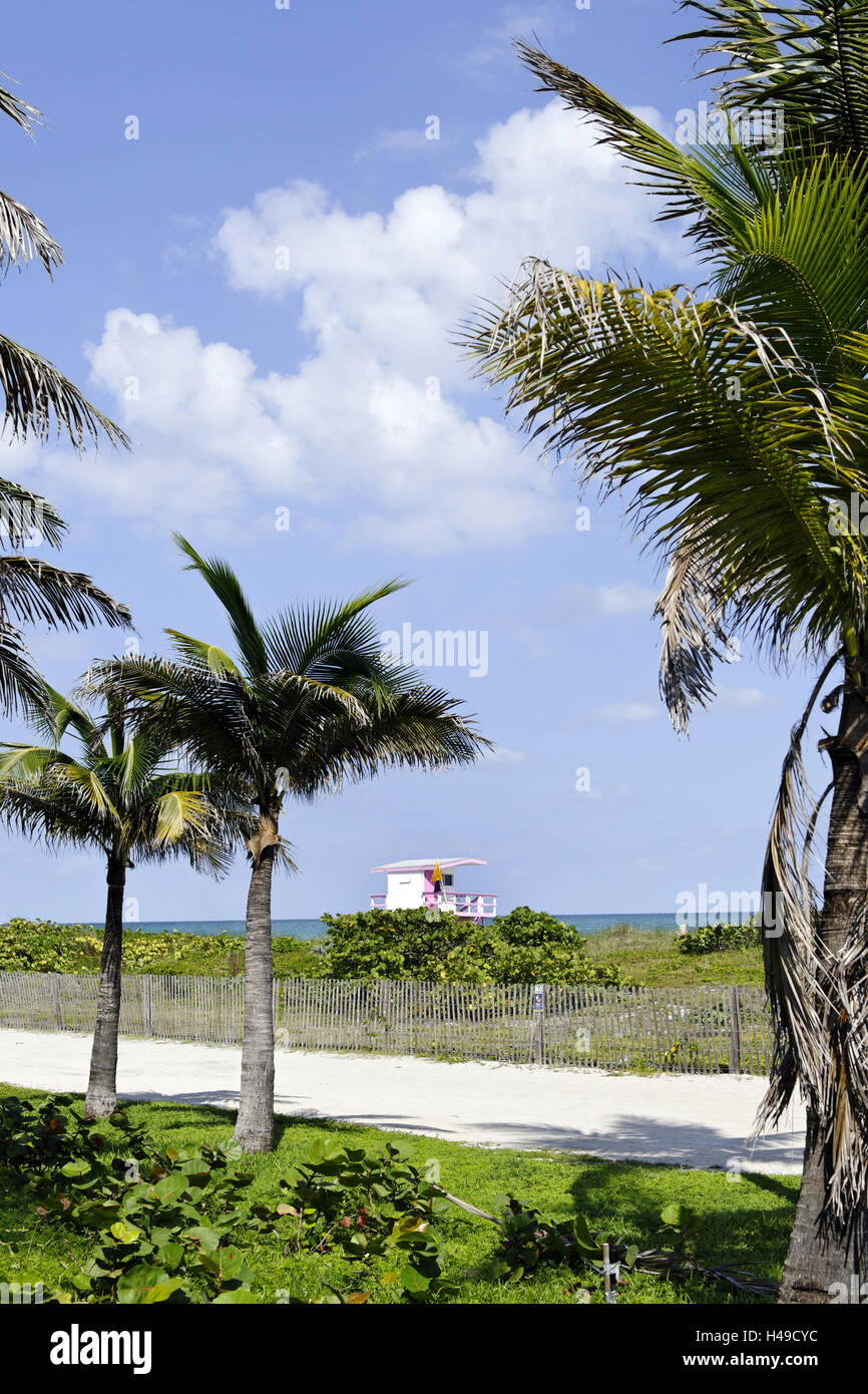 Usa florida miami beach watchtower hi-res stock photography and images ...