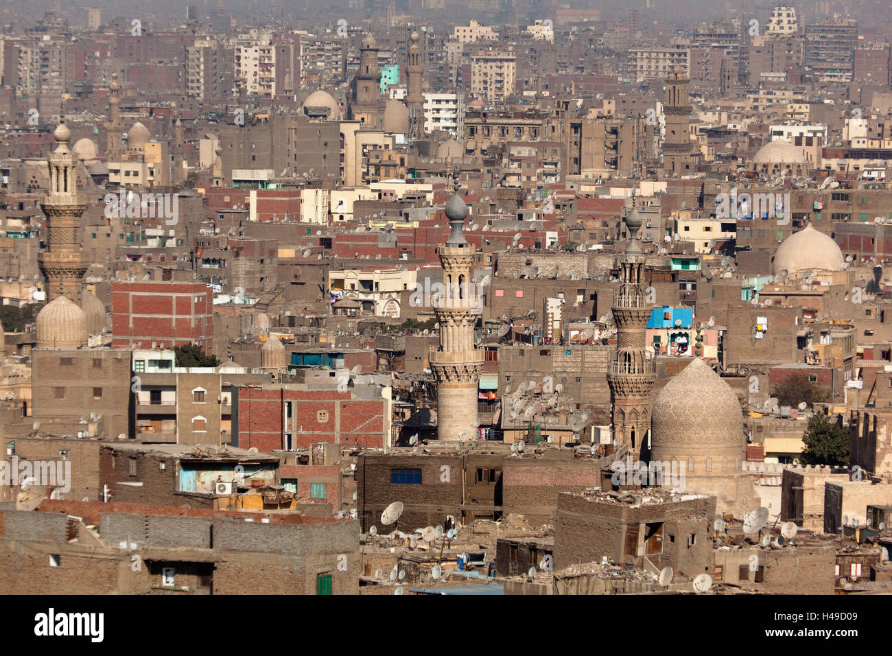 Egypt, Cairo, citadel, view at Islamic old town Stock Photo - Alamy
