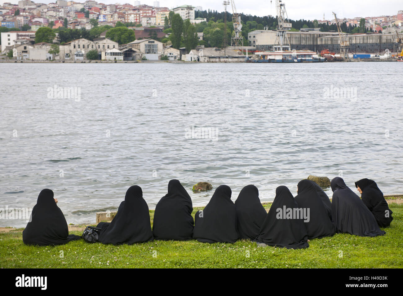 Turkey, Istanbul, Fener, park in the Golden Horn Stock Photo - Alamy
