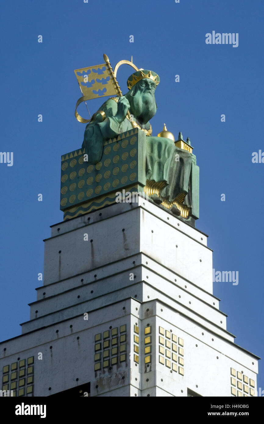 Austria, Vienna, Penzing, church at the stone court builds in 1904-1907 ...