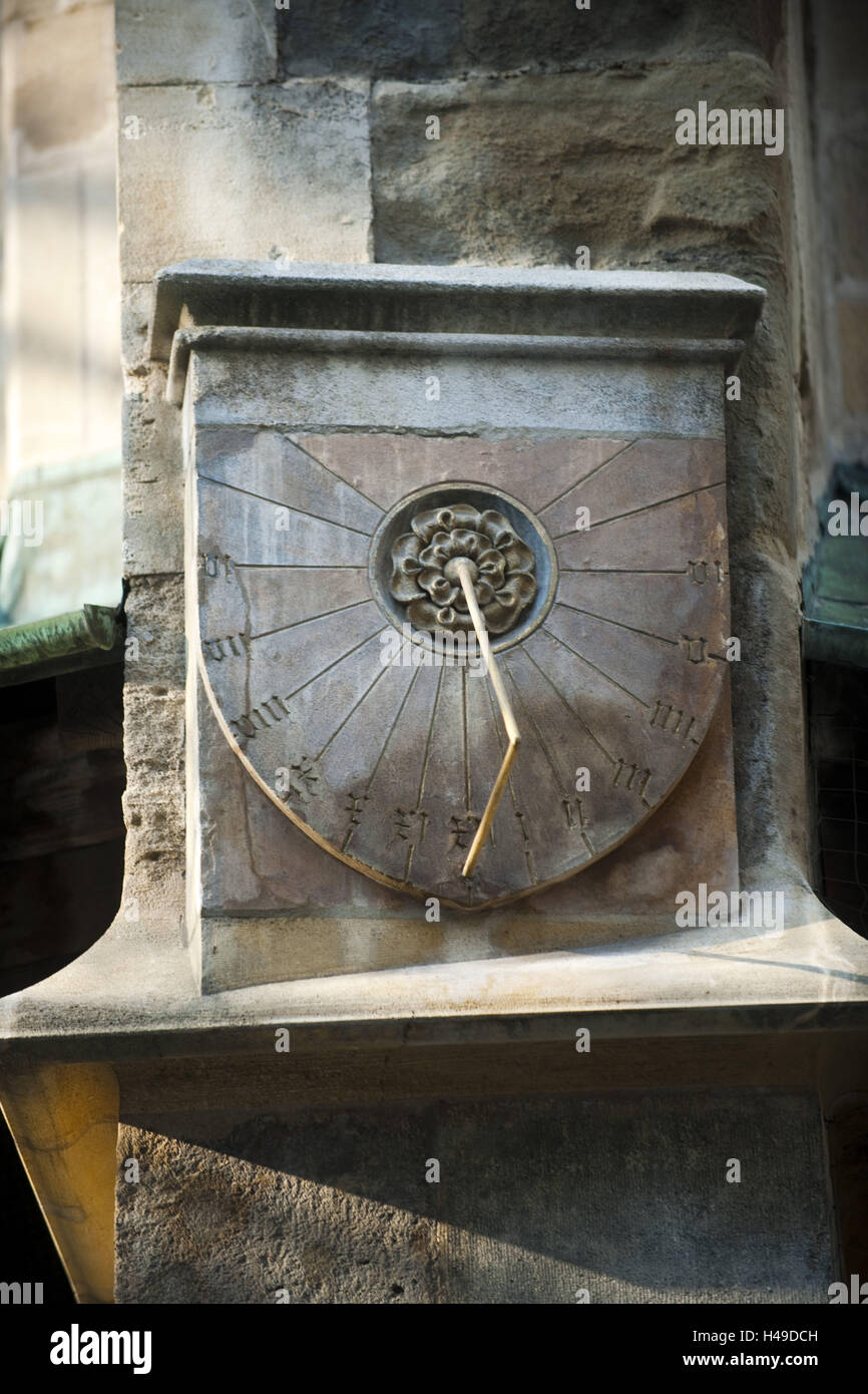 Austria, Vienna, Stephansdom, the oldest sundial Vienna, Was built the ...