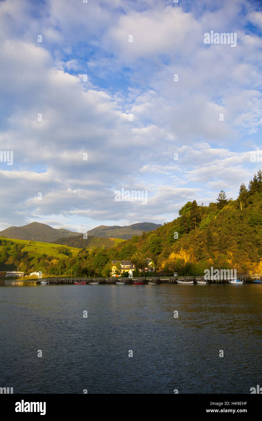 River Deba near the city of Deba, province of Guipuzcoa, the Basque ...