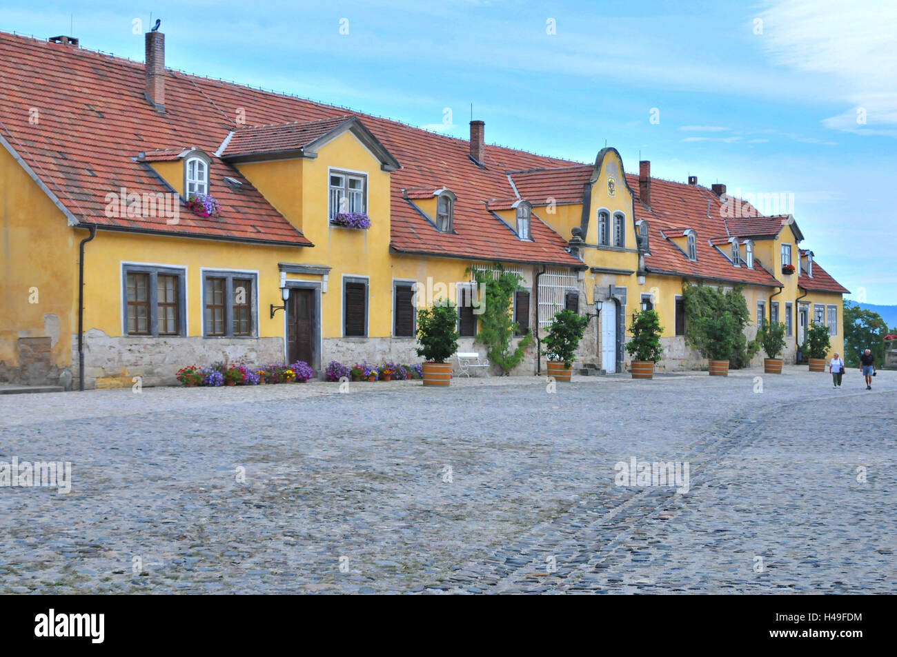 Germany, Thuringia, Rudolstadt, castle Heidecks, outside, castle, lock ...