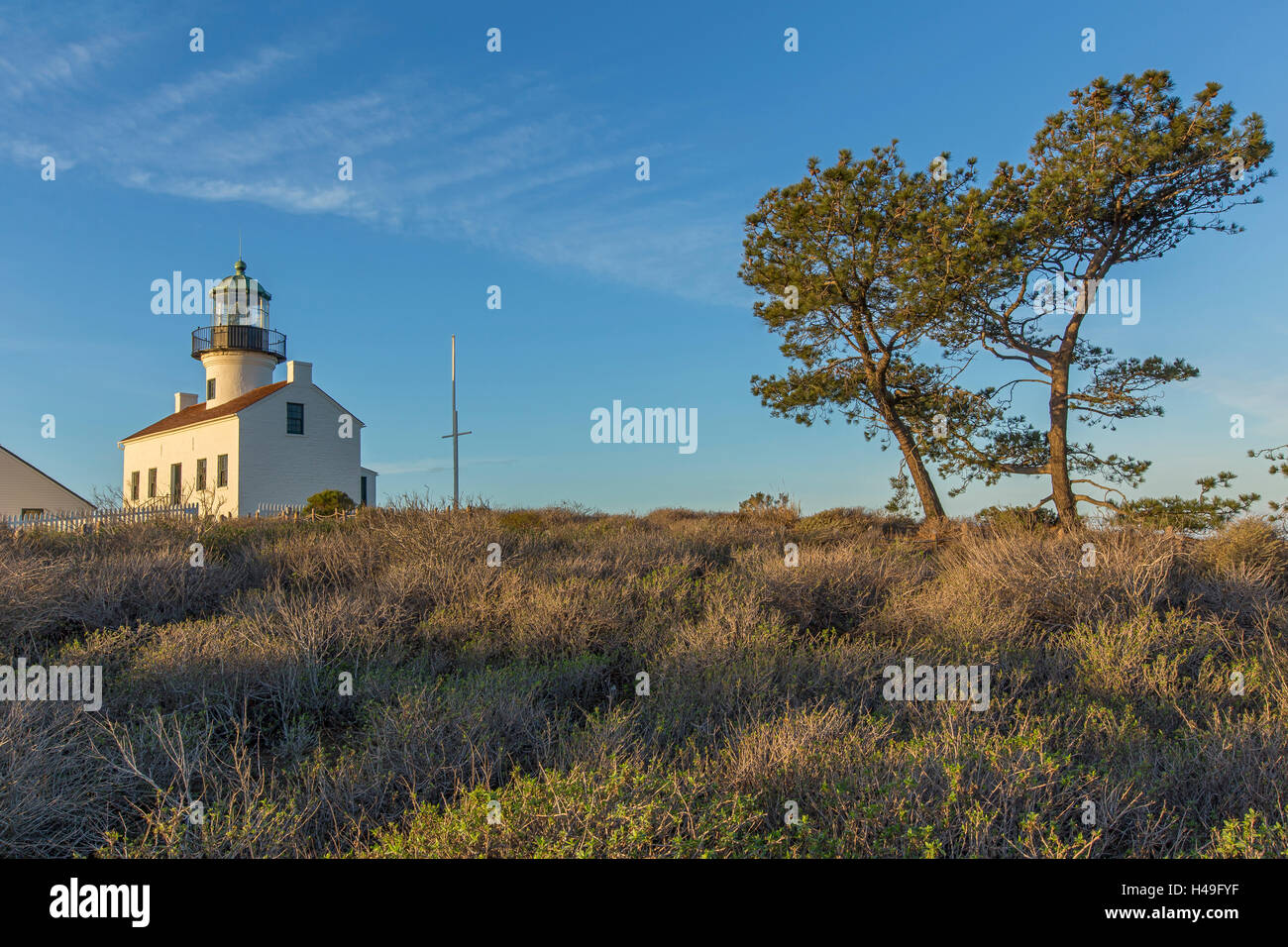 Point Loma Lighthouse, California Stock Photo - Alamy