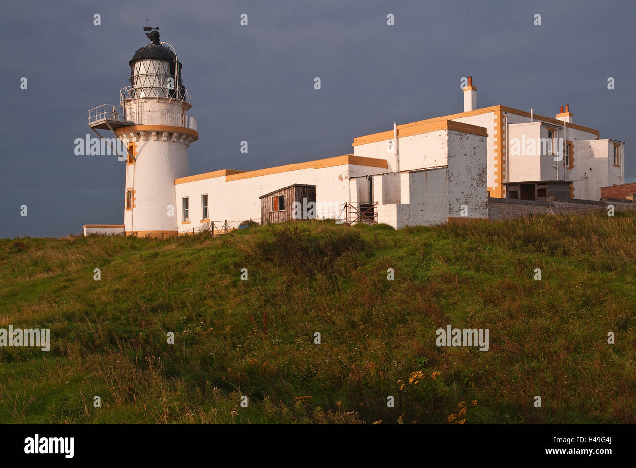 Scotland, Todhead, lighthouse Stock Photo - Alamy