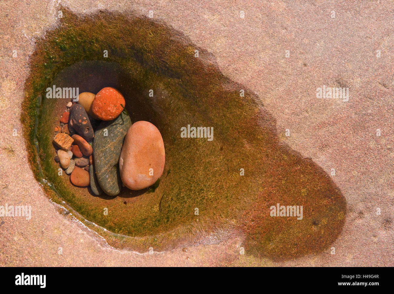 Stones, hollow, water Stock Photo - Alamy
