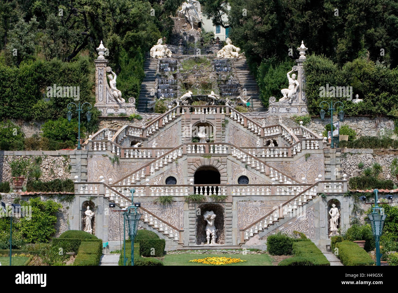 Italy, Tuscany, Collodi, Villa Garzoni, garden Stock Photo - Alamy