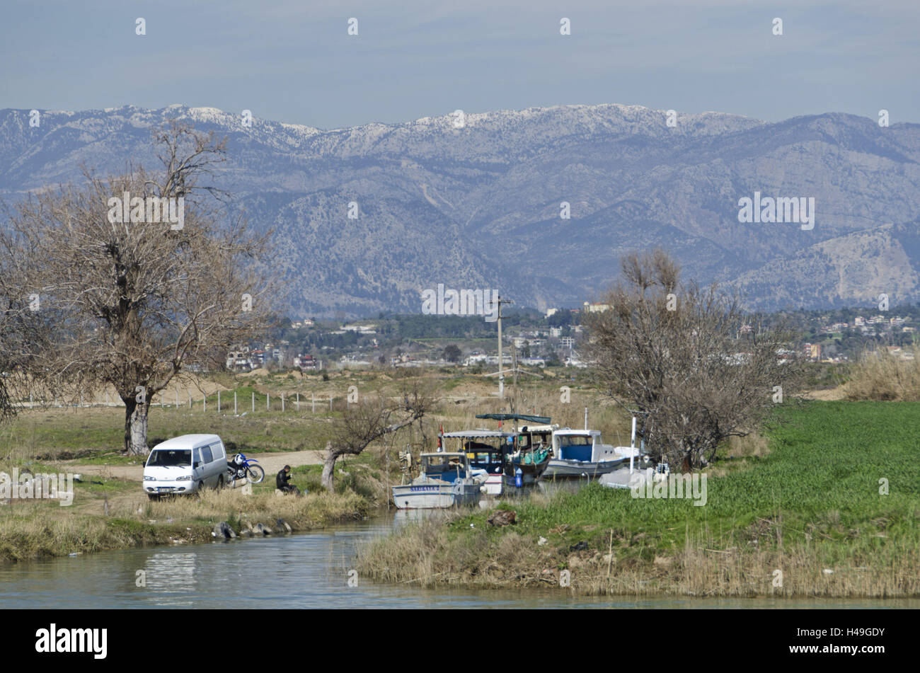 Turkey, south coast, province Antalya, Taurus mountains, Manavgat river ...
