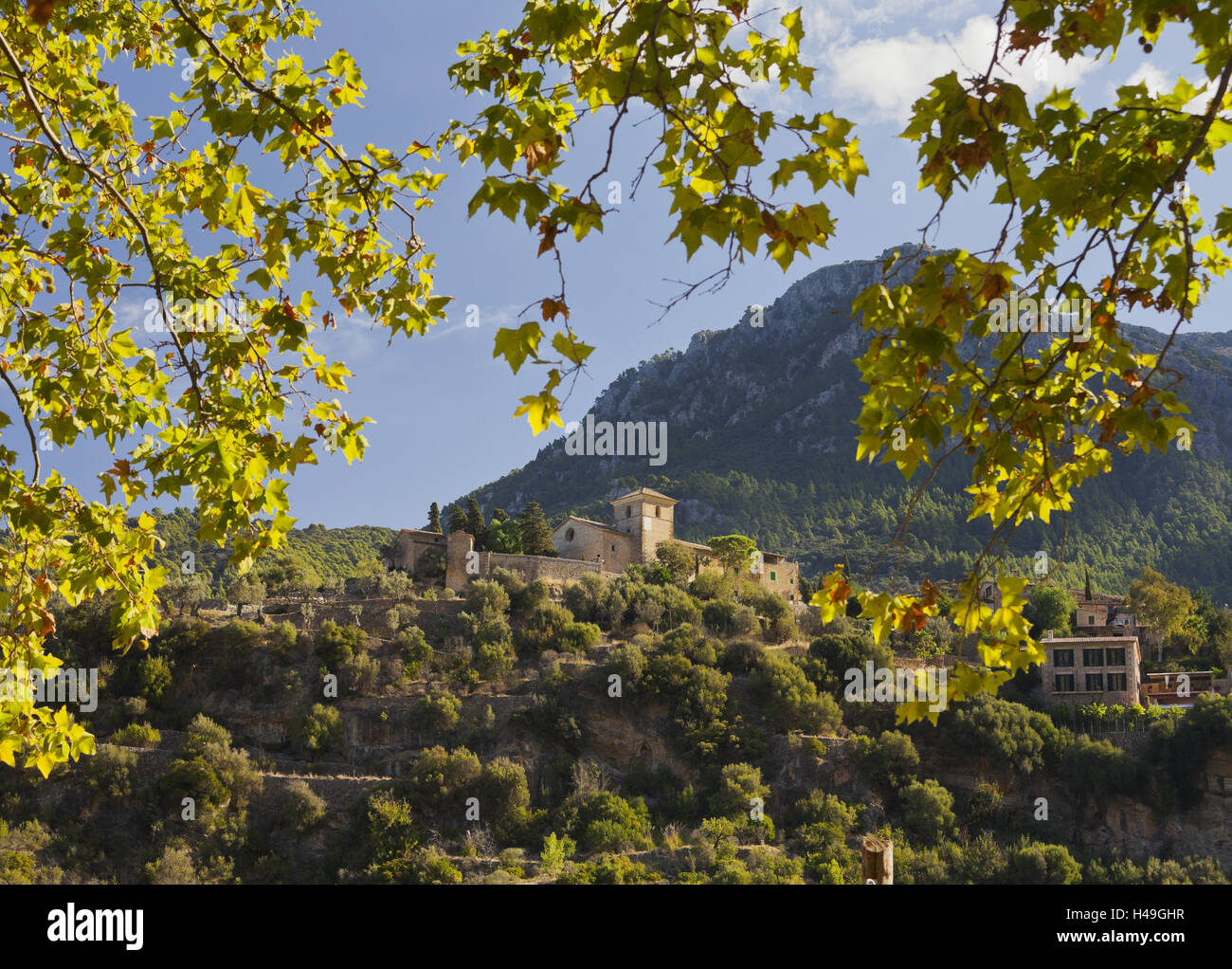 Cloister in Deià, Majorca, Spain Stock Photo - Alamy