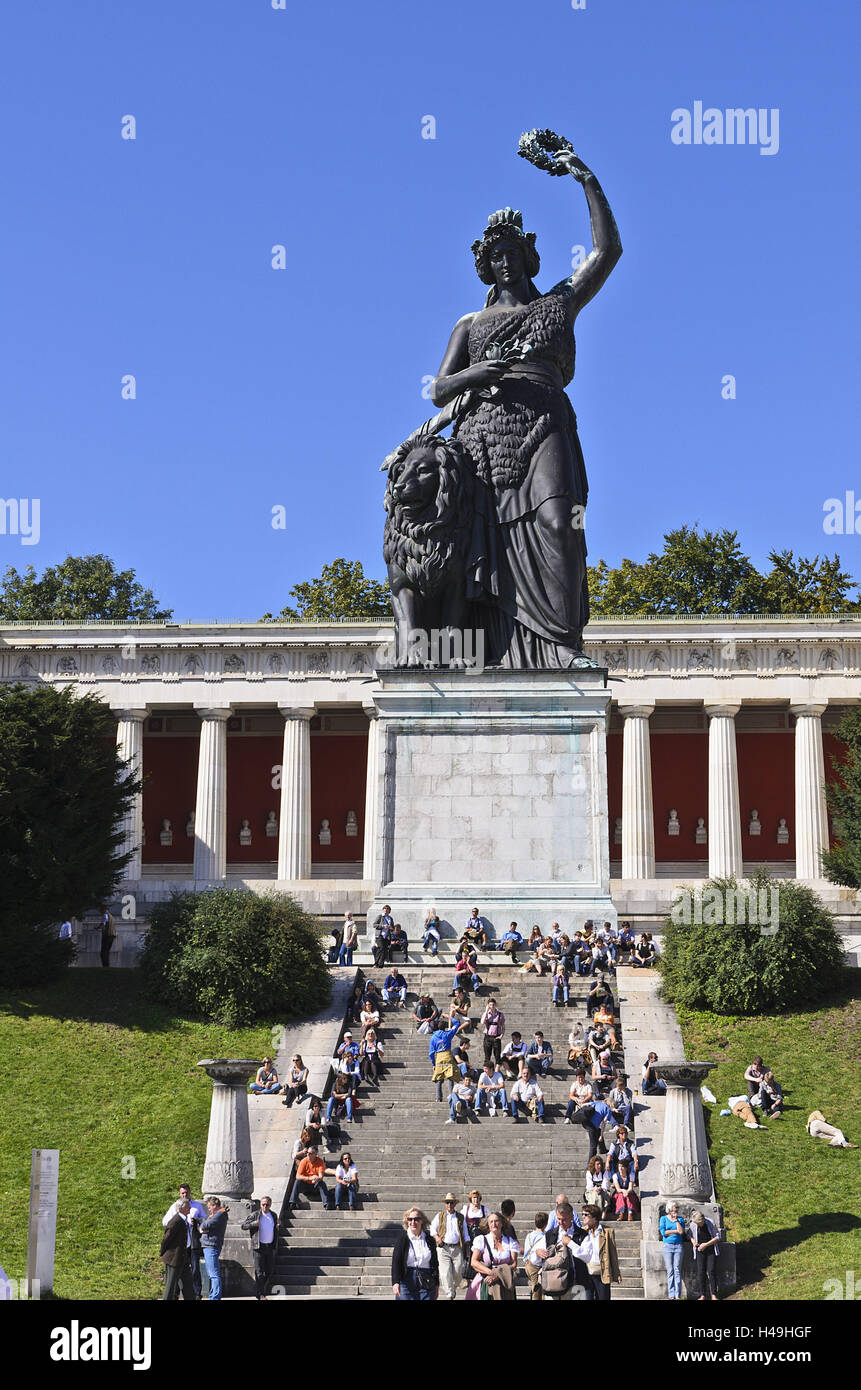 Germany, Bavaria, Munich, Theresienwiese Oktoberfest, Hall Of Fame ...