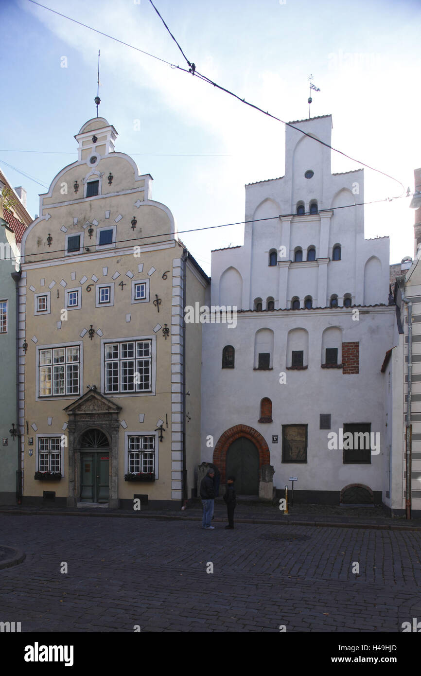 Riga three brothers house hi-res stock photography and images - Alamy