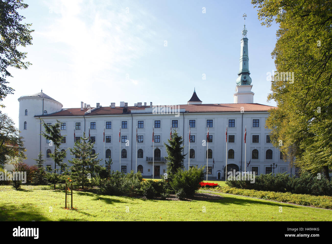 Latvia, Riga, the Rigaer castle Stock Photo - Alamy