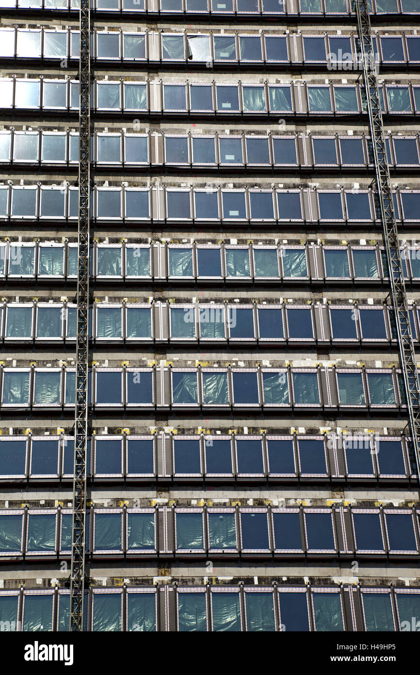 High rise, facade, window, building, house, residential house, living ...