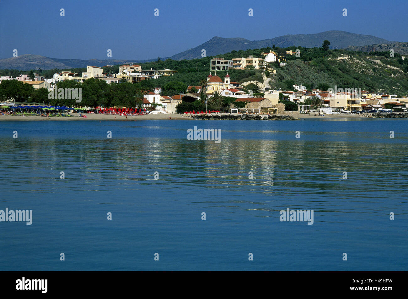 Kalives beach hi-res stock photography and images - Alamy