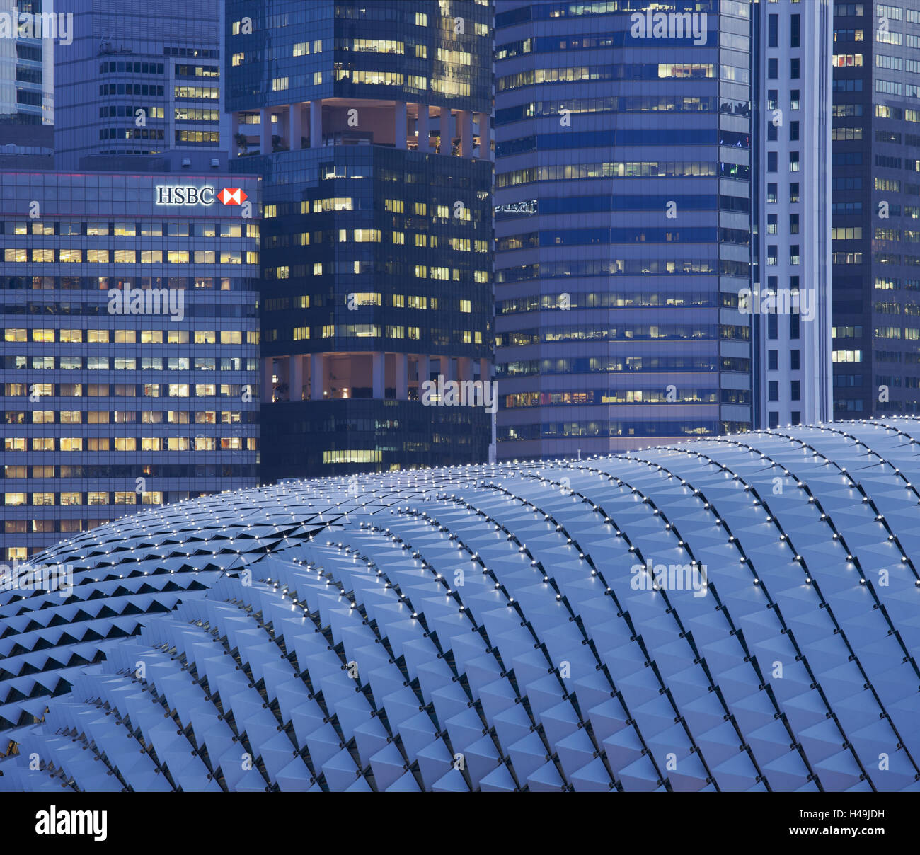 Esplanade architecture detail singapore hi-res stock photography and ...