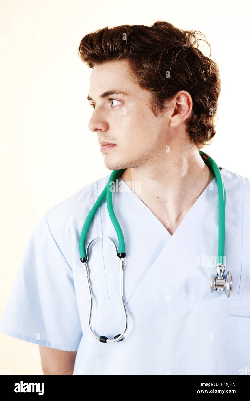 Portrait of a young doctor Stock Photo - Alamy