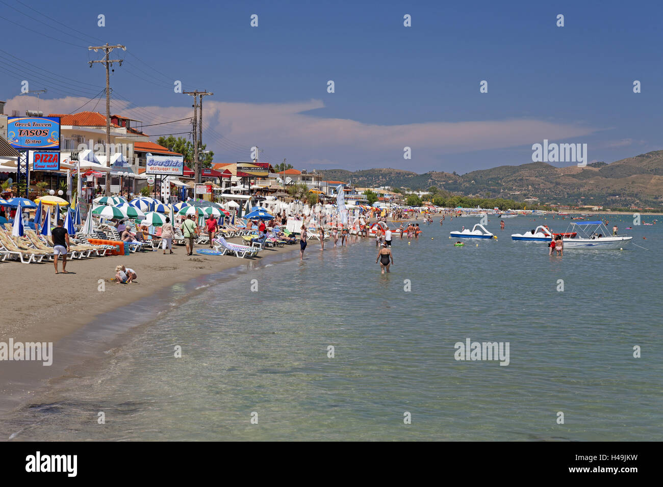 Greece, Zakynthos, Laganas, beach Stock Photo - Alamy