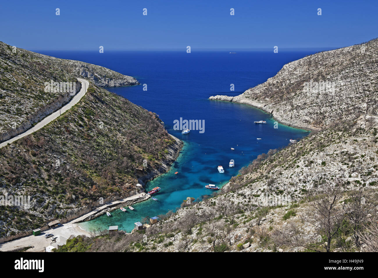 Greece, Zakynthos, Porto Vromi, bay Stock Photo - Alamy
